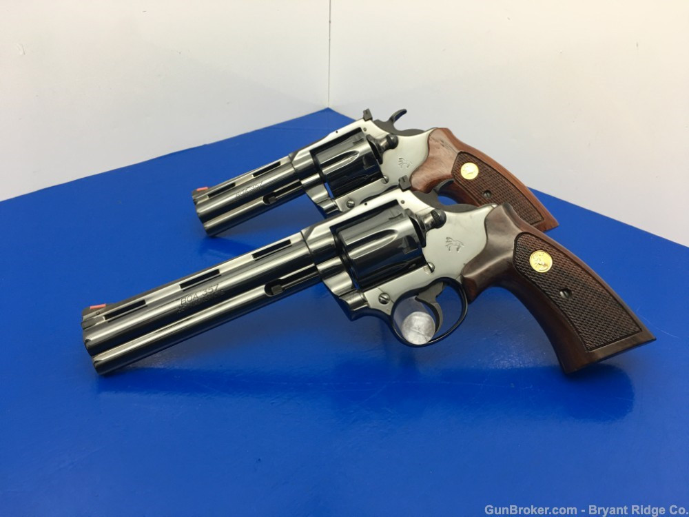 1985 Colt BOA .357 Mag *EXTREMELY RARE COMPLETE SET w/ FACTORY LETTER ...