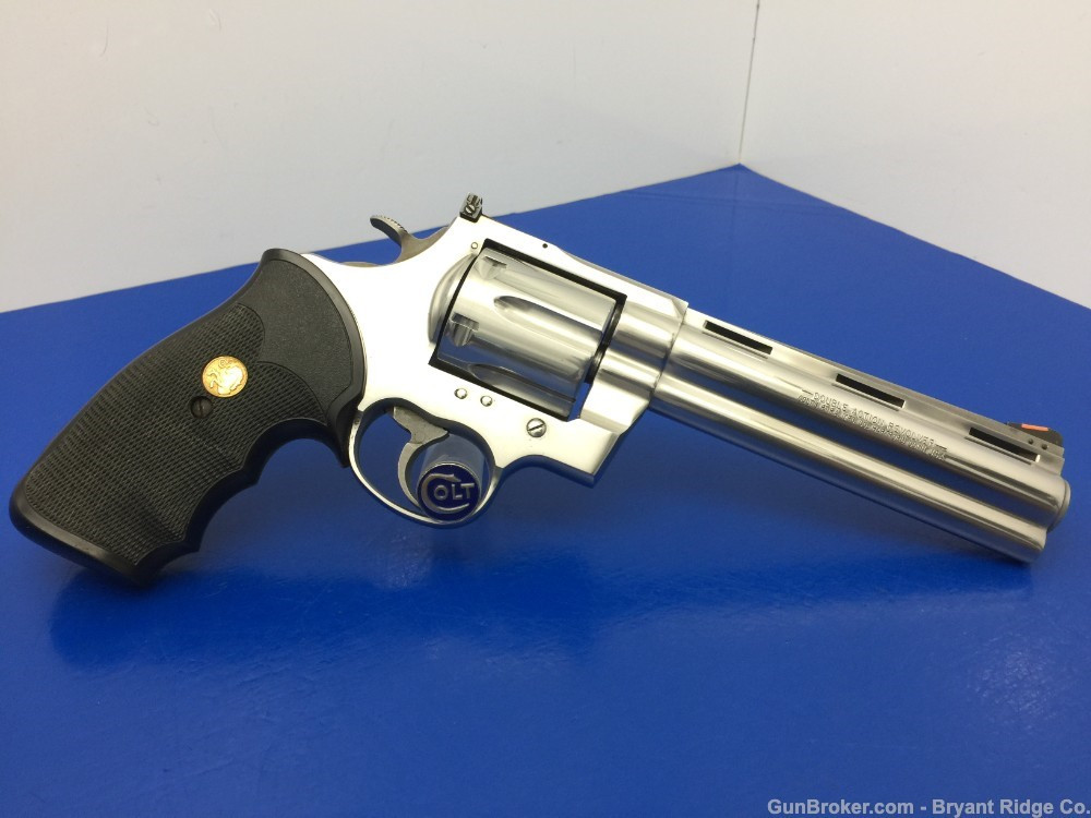 1991 Colt Anaconda .44 Mag Stainless *LEGENDARY SNAKE SERIES REVOLVER ...