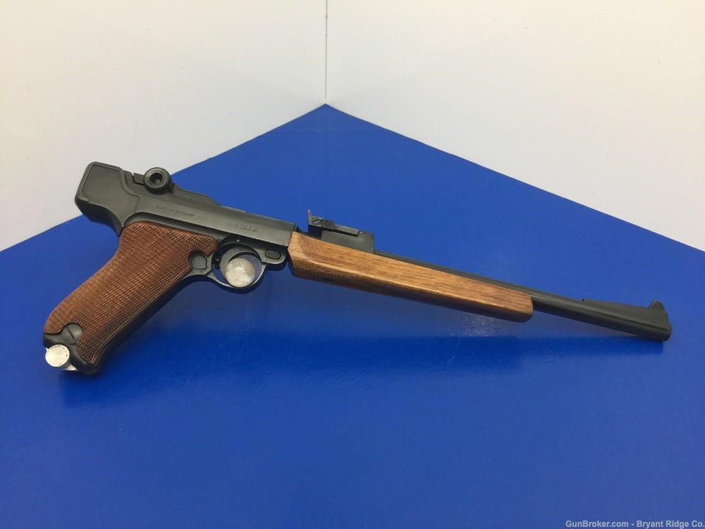 *SOLD* Erma Werke ET-22 .22 Lr Blue 11.75" *RARE GERMAN MADE LUGER ...