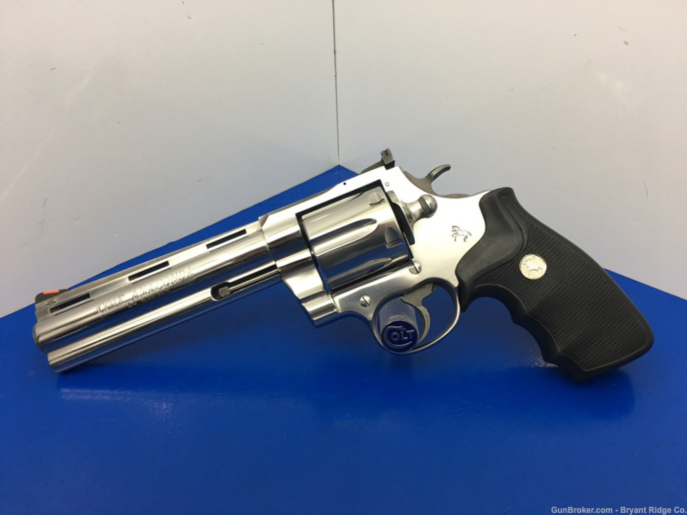 *SOLD* 1994 Colt Anaconda .44 Mag Stainless 6" *LEGENDARY SNAKE SERIES ...