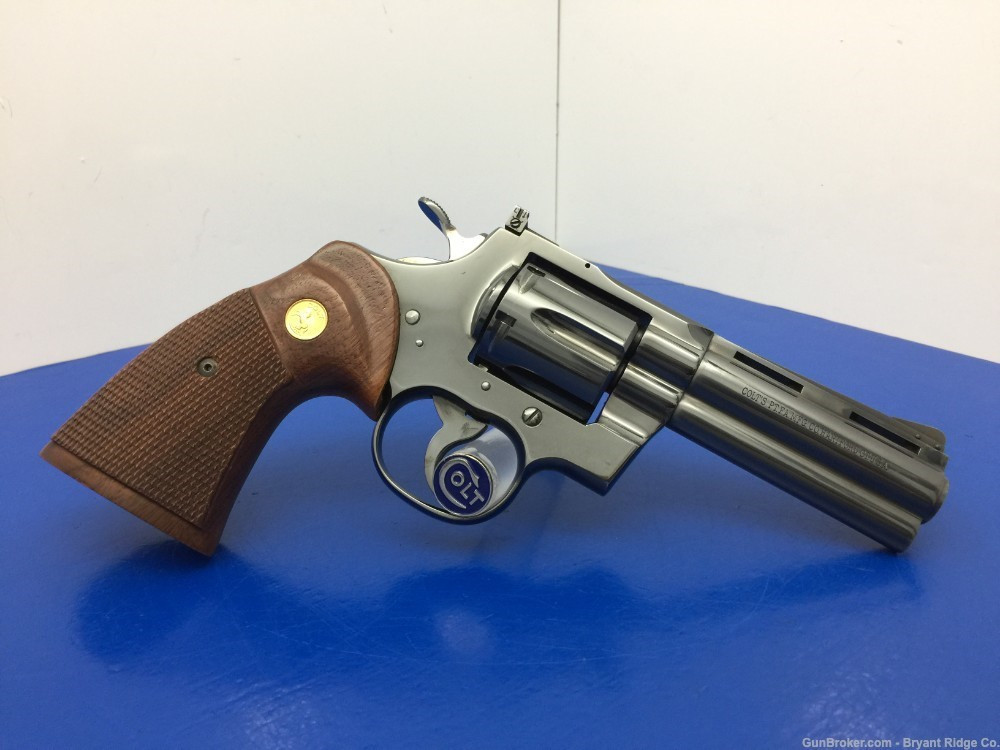*SOLD* 1967 Colt Python .357 Mag Blue 4" *EARLY PRODUCTION EXAMPLE ...