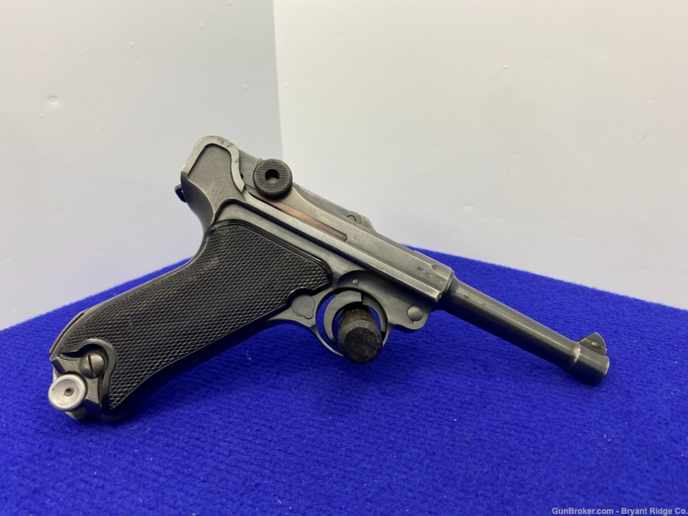 *SOLD* 1941 Mauser P.08 Luger BYF 9mm Blue *HOLY GRAIL BLACK WIDOW ...