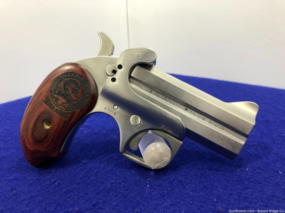 *SOLD* Bond Arms Snake Slayer .45 Colt/.410 Stainless 3.5" *OVER/UNDER ...