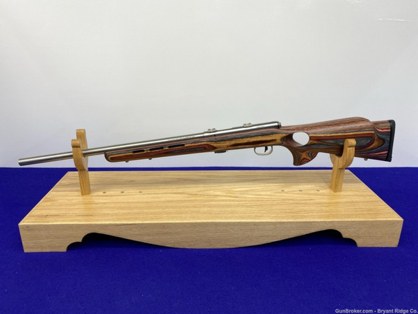 *SOLD* Savage Mark II BTVS .22LR Stainless 21"*GORGEOUS LAMINATED ...