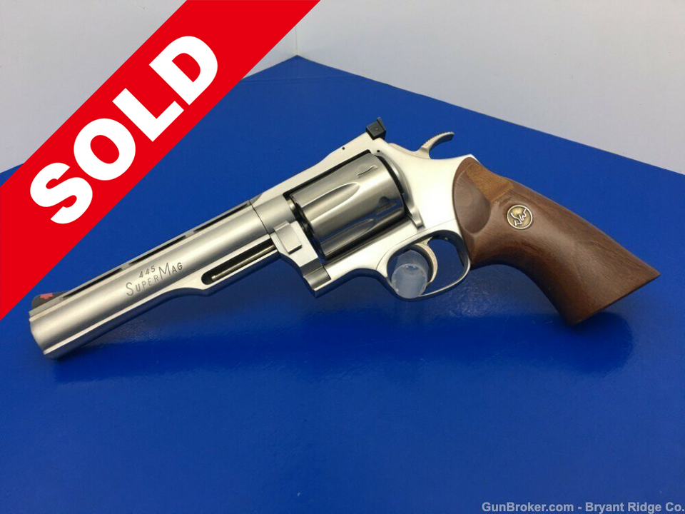 Dan Wesson 445 Super Mag 6" Stainless *POWERFUL .445 SUPER MAG CALIBER ...