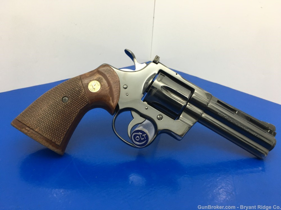 1981 Colt Python .357 Mag Blue 4" *GORGEOUS SNAKE SERIES REVOLVER ...