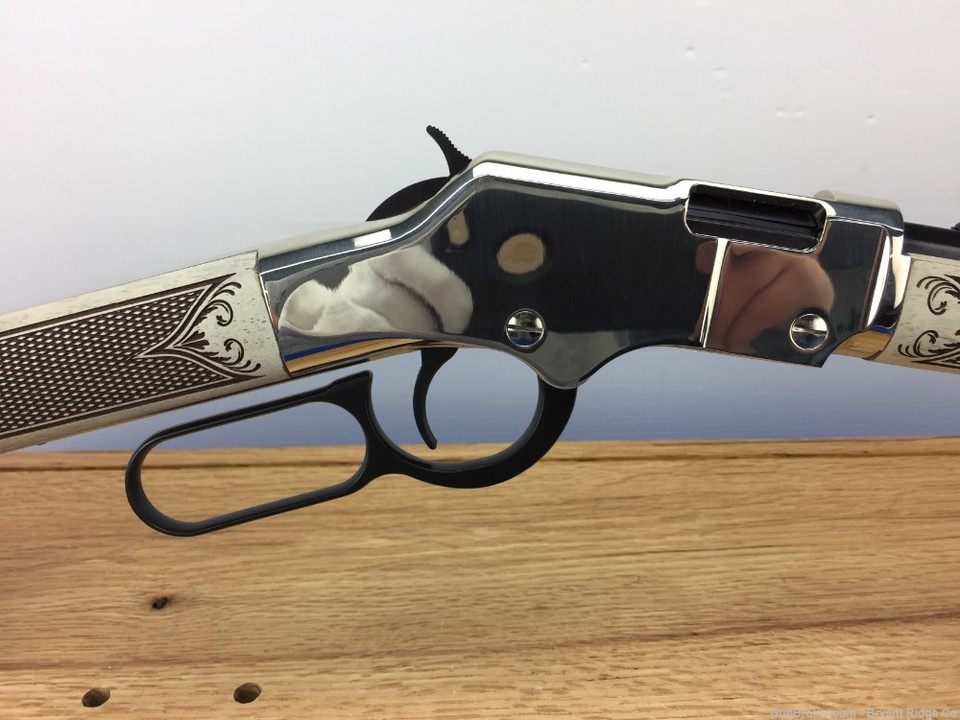 *SOLD* Henry American Eagle .22 S/L/LR Nickel 20" *INCREDIBLE LEVER ...