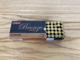*SOLD* 100 Rounds PMC Bronze Hunting .357 Magnum *JACKETED SOFT POINT ...