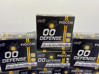 *SOLD* 250 Shells Of Fiocchi OO Defense 12Ga *DEFENSIVE DYNAMICS ...