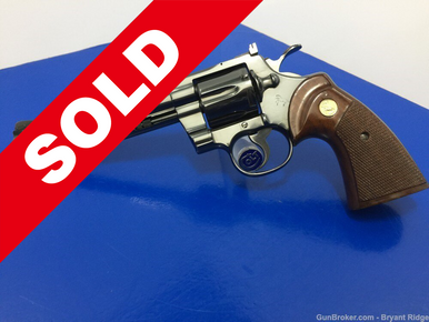 1977 Colt Python ROYAL BLUE 6in - Bryant Ridge