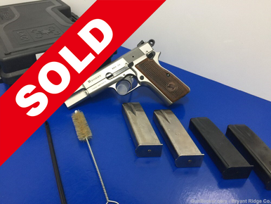 TISAS Regent BR9 9mm STAINLESS 4.6" *HI-POWER CLONE* - Bryant Ridge