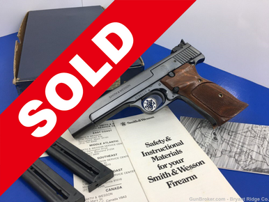 1979 Smith and Wesson Model 41 .22LR Blue *RARE 5 1/2" HEAVY BARREL ...