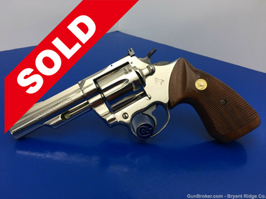 1973 Colt Border Patrol 4" *ONE OF ONLY 1152* Stunning *RARE NICKEL ...