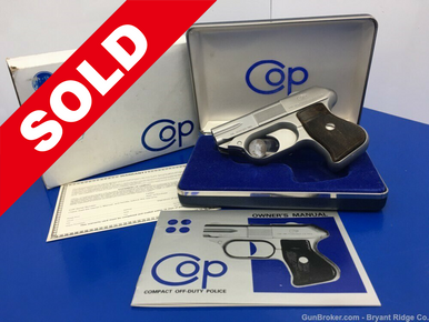 Cop Inc Compact Off Duty Police Derringer .357 / .38 *QUAD BARREL ...