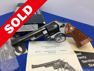 Smith & Wesson Model 29 Blue Finish 6" .44mag *SIMPLY GORGEOUS ...