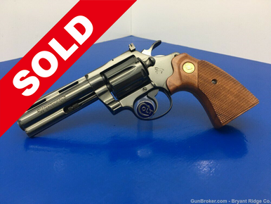 1976 Colt Diamondback Royal Blue Finish 4" *AMAZING SNAKE SERIES ...