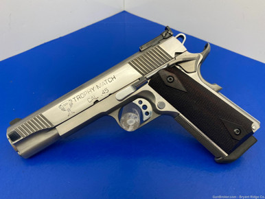 *SOLD* Springfield Armory Trophy Match .45 Acp Stainless 5" *AMAZING ...