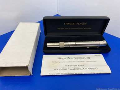 *SOLD* Stinger Manufacturing Pen Gun .22 Lr Stainless *INCREDIBLE ...