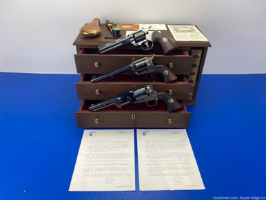 *SOLD* 1976 Colt American BICENTENNIAL SET *Dragoon, SAA, Python 1 OF ...