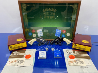 *SOLD* 1989 Colt Snake Eyes Set Pythons 357 Mag *ULTRA RARE #64 OF 500 ...