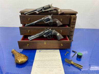 *SOLD* 1976 Colt American BICENTENNIAL SET Dragoon, SAA, Python *1 OF ...