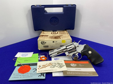 *SOLD* 1995 Colt Python .357 Mag 4" *ULTRA RARE FACTORY BRIGHT ...