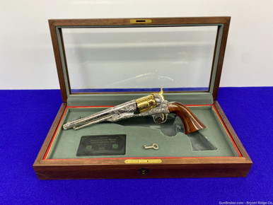 *SOLD* Colt 1860 Army "Col. John S. Mosby" Gold/Silver 8" *BREATHTAKING ...