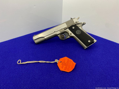 *SOLD* Colt Government Model .38 Super Stainless 5" *VERY DESIRABLE .38 ...