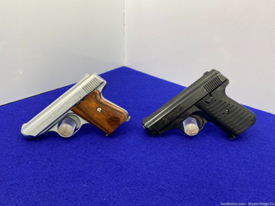 *SOLD* Jennings Bryco 380 & J-22 Set .380 Acp & .22 Lr Blue/Chrome 2 1/ ...
