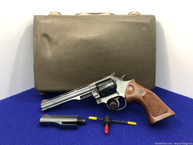 *SOLD* Dan Wesson Model 22 .22 LR Blue 6" *ORIGINAL HARD CARRY CASE ...