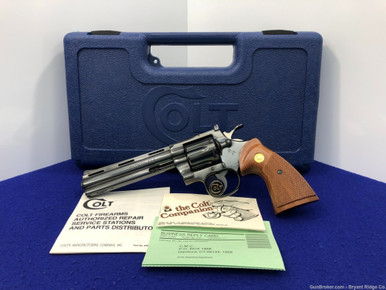 *SOLD* 1982 Colt Python .357Mag Blue 6" *STUNNING LEGENDARY SNAKE ...