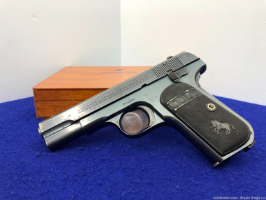 *SOLD* 1923 Colt 1908 Pocket Hammerless 380 ACP Blue *BEAUTIFUL COLT ...
