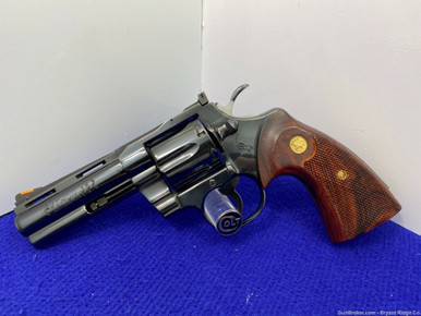 *SOLD* Colt Python Royal Blue 4" *STUNNING SNAKE SERIES* Legendary ...