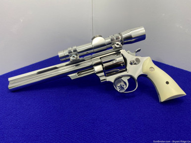 *SOLD* Smith Wesson 629 44mag *MIRRORED BRIGHT STAINLESS FINISH & SCOPE ...