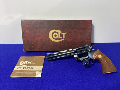*SOLD* 1981 Colt Python .357 Mag Blue 6" *BEAUTIFUL CLASSIC SNAKE SERIES REVOLVER* - Bryant Ridge