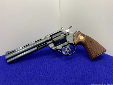 *SOLD* 1978 Colt Python .357 Mag Blue 6" *DESIRABLE CLASSIC SNAKE ...