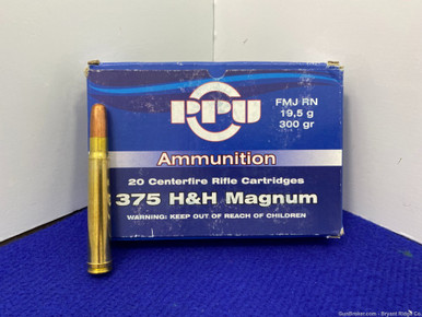*SOLD* Prvi Partizan .375 H.H. Mag 300 Gr. 20 Rounds *EXCELLENT ...