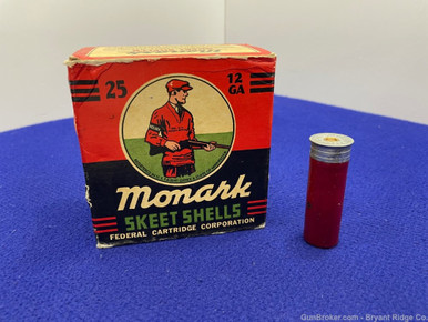 *SOLD* Vintage Federal Monark Skeet Shells 12ga U.S. PROPERTY ...