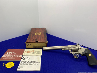 *SOLD* 1980 Colt Trooper MKIII .357 8" * ABSOLUTELY STUNNING COLTGUARD ...