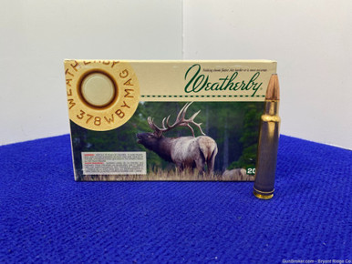 *SOLD* Weatherby .378 Wby Mag 20 Rd *ULTIMATE PERFORMANCE* - Bryant Ridge