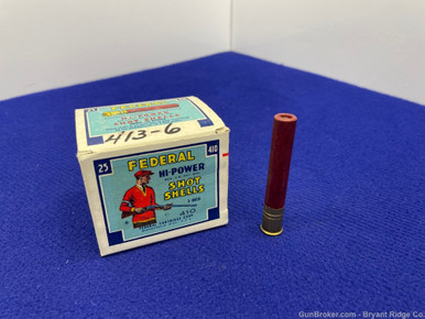 *SOLD* Federal Hi-Power .410 Gauge 25 Rd *VINTAGE SHOT SHELLS* - Bryant ...