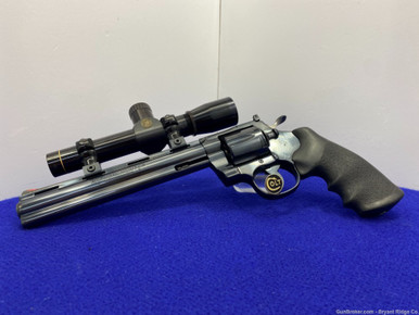 *SOLD* 1980 Colt Python Hunter .357 Mag Blue 8" ULTRA RARE 1 YEAR ...
