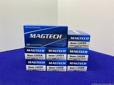*SOLD* MagTech 9mm Luger 124 Grain FMJ 400Rds *RELIABLE PERFORMANCE ...