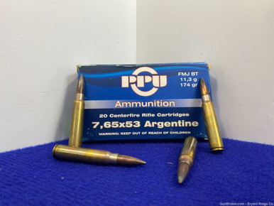 *SOLD* PPU Ammo 7,65 x 53 Argentine 20 Rds * QUALITY PERFORMANCE