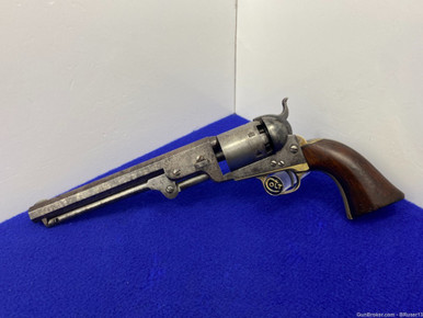 *SOLD* 1858 Colt 1851 Navy .36 Cal Blue 7.5" *COLTS TIMELESS PERCUSSION ...