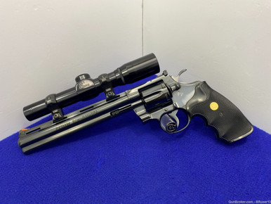*SOLD* 1988 Colt Python .357 Blue 8" *HIGHLY COVETED TEN-POINTER MODEL ...