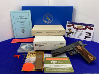 *SOLD* 2011 Colt 1911 .45 ACP *100th ANNIVERSARY TIER III WWI ...