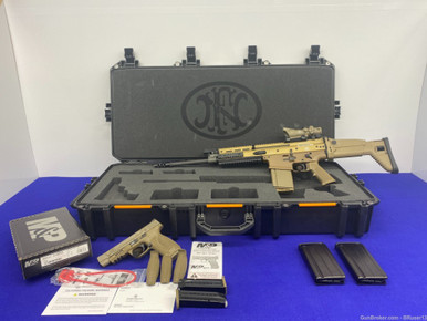 *SOLD* Smith Wesson M&P9 M2.0 9mm/FN Scar 17S 7.62x51 FDE *CUSTOM 2-GUN ...