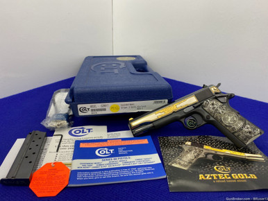 *SOLD* Colt Government TALO Aztec Gold .38 Super Blue *1 OF ONLY 300 ...