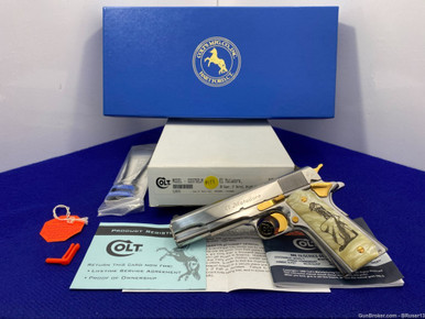 *SOLD* 2001 Colt EL MATADOR .38 Super FACTORY BRIGHT STAINLESS 1 of 500